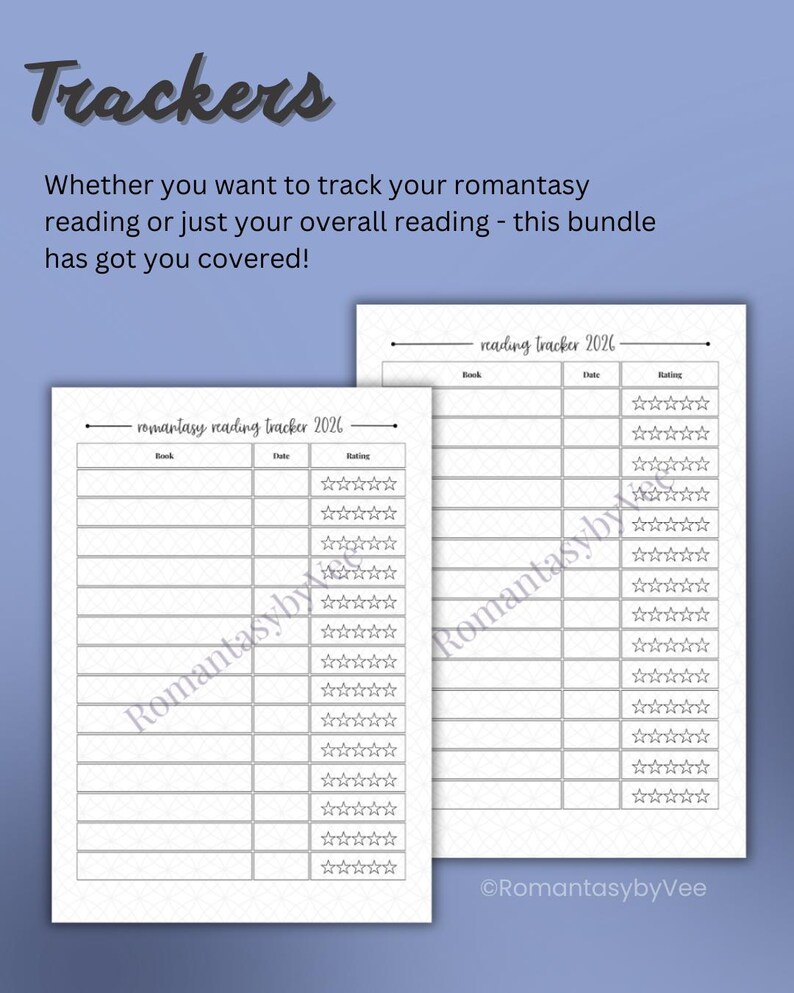 Romantasy Reading Journal 2026 | Fantasy Romance Book Reviews ...