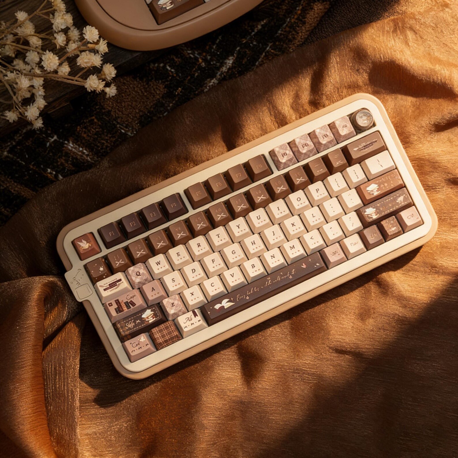 Afternoon Library 137 Keycaps, Coffee Inspired Creative Keycaps ...