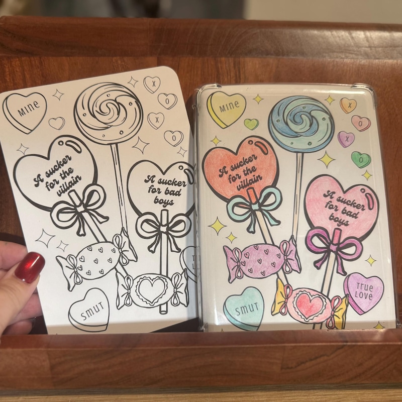 Kindle Coloring Insert - Etsy