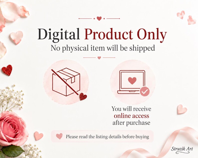 Editable Valentine Card Template, Personalized Love Card PDF PNG ...