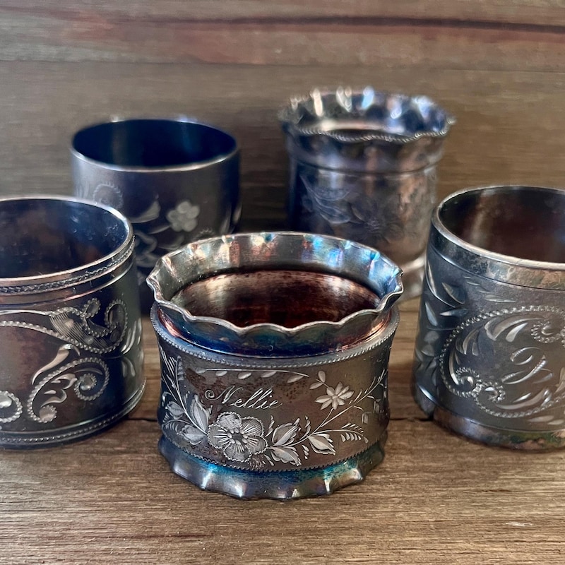 Engraved Sterling Napkin - Etsy