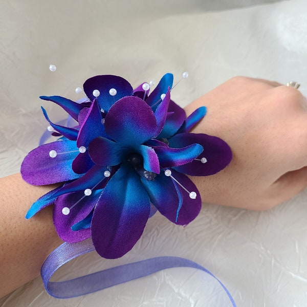 Silk Flower Corsage - Etsy UK