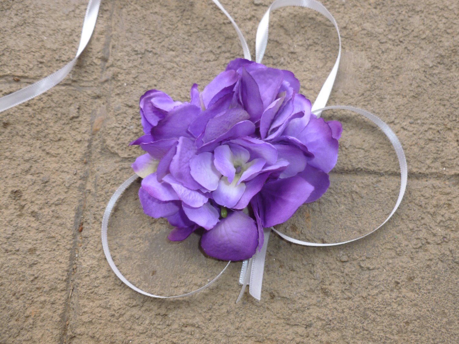 Hydrangea Wrist Corsage Customizable - Etsy