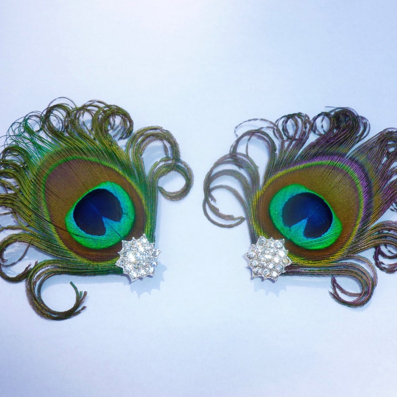 Feather Shoe Clips - Etsy
