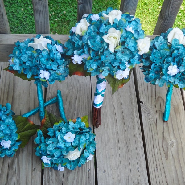 Teal Hydrangea - Etsy