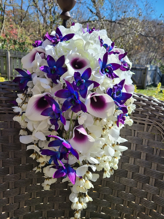 Blue Dendrobium Orchids Bouquet