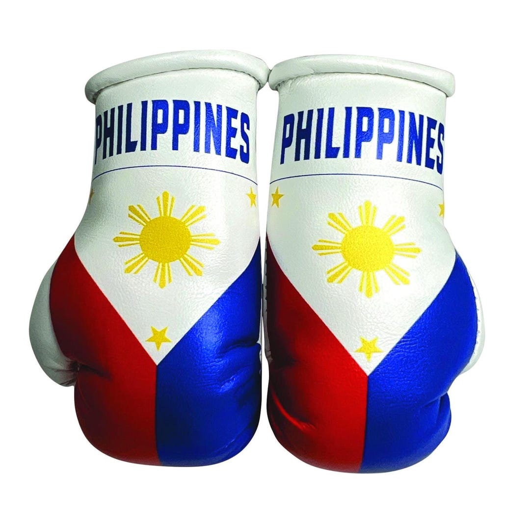 PHILIPPINES / FILIPINO / PILIPINO Flag Mini Boxing Gloves , Car Hanging ...