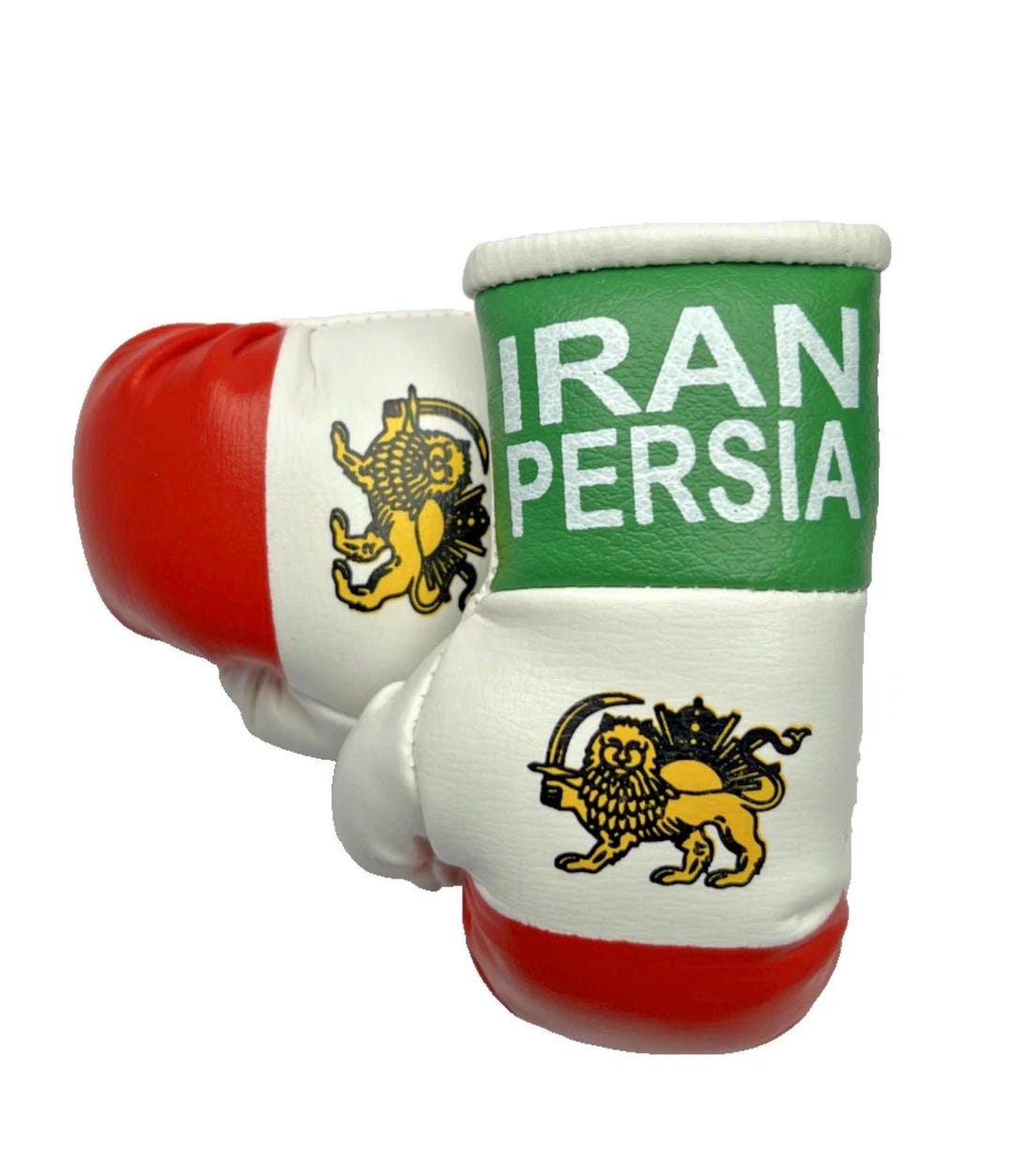 PERSIA / PERSIAN Flag Mini Boxing Gloves , Car Hanging Gloves ...