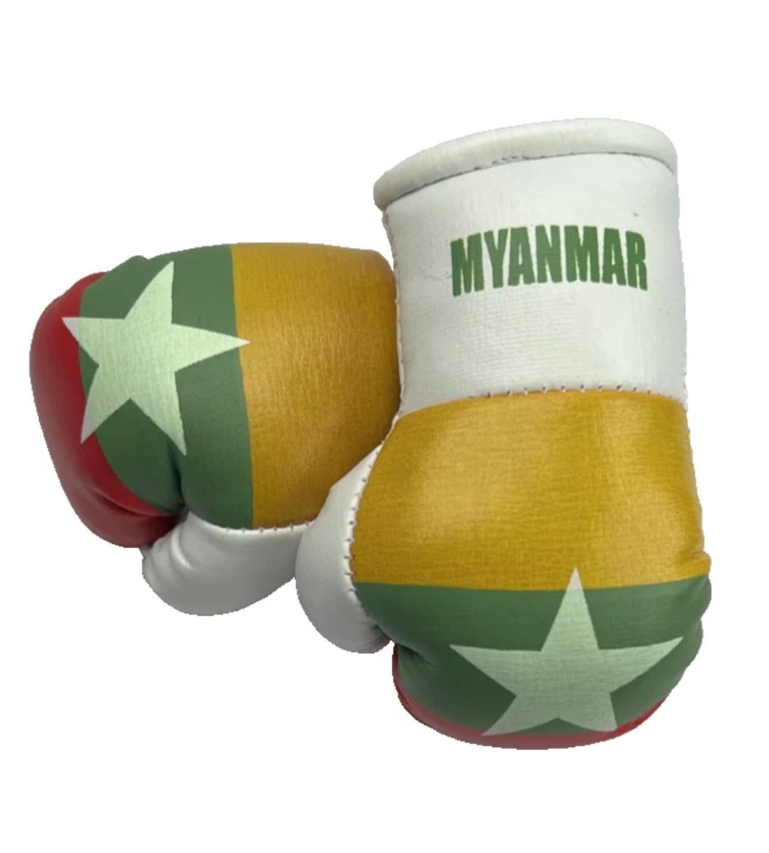BURMA / MYANMAR / BURMESE Flag Mini Boxing Gloves , Car Hanging Gloves ...