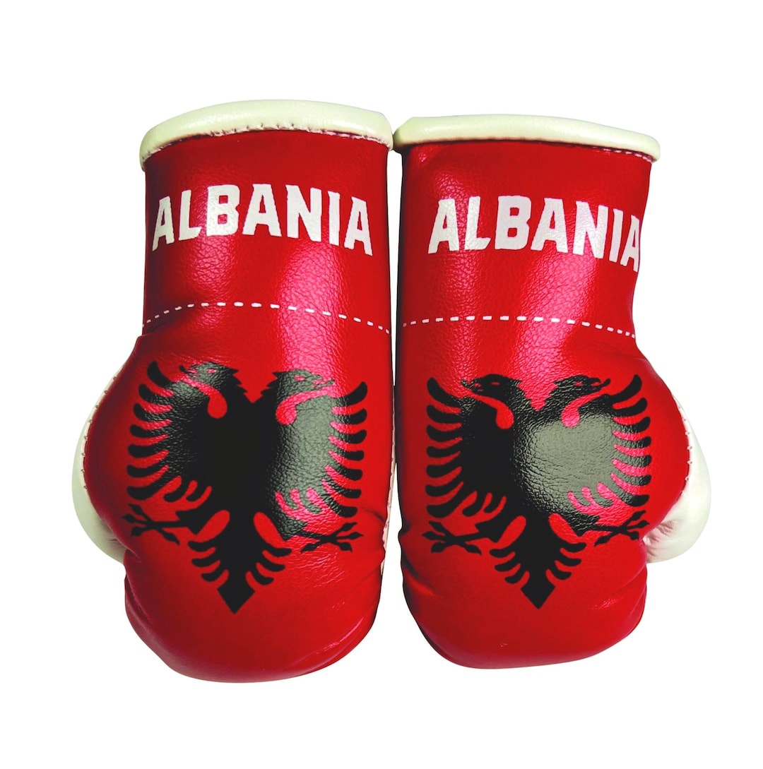 ALBANIA / ALBANIAN Flag Mini Boxing Gloves , Car Hanging Gloves ...