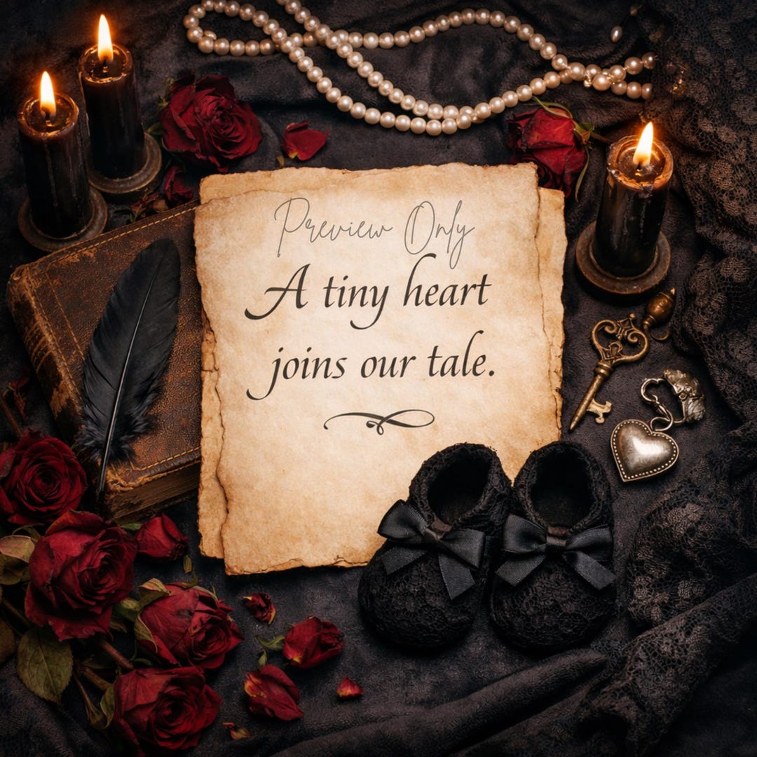 Gothic Pregnancy Announcement | Shakespeare Inspired Baby Reveal ...