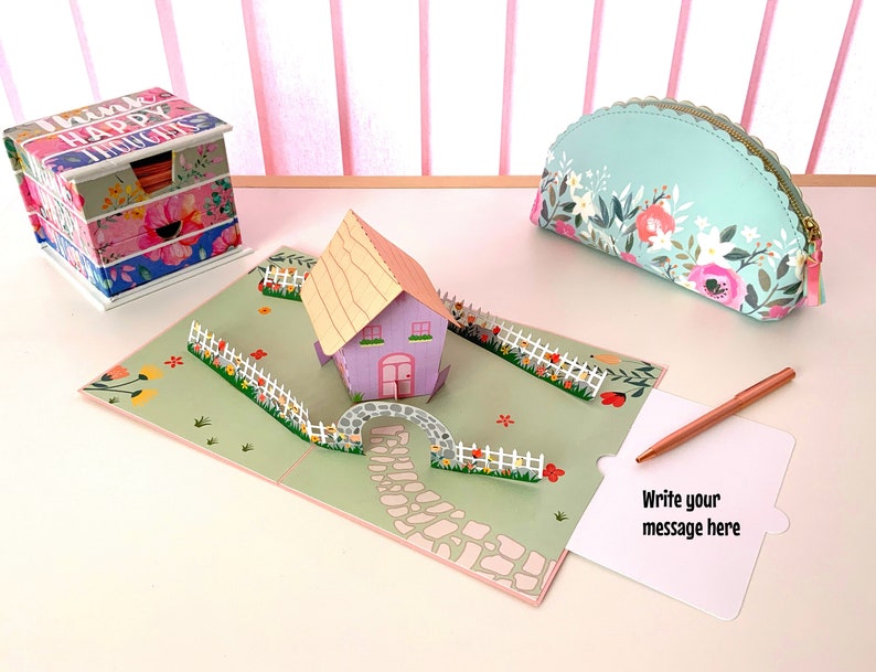 Personalised 3D Pop-up New Home Card - Etsy