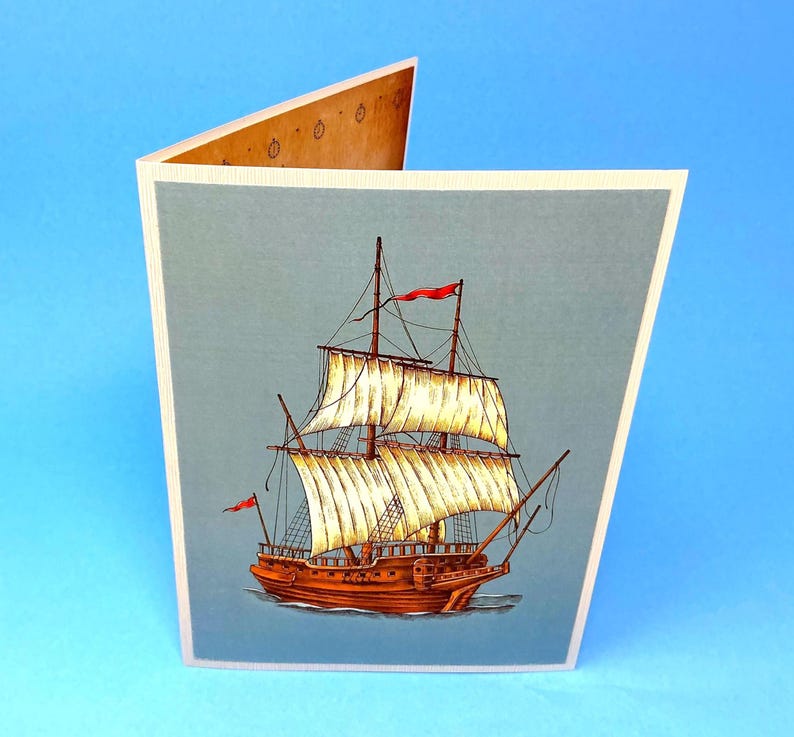 Personalised 3D Pop up Boat Card – Laser Cut Ship Greeting Card - Etsy