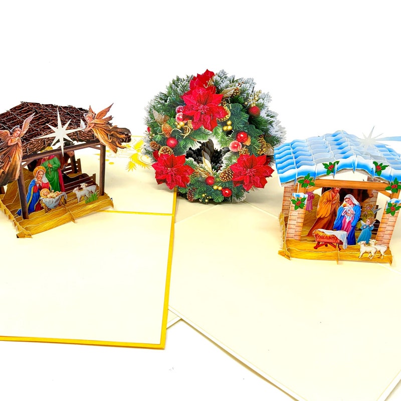 Pop up Christmas Cards - Etsy