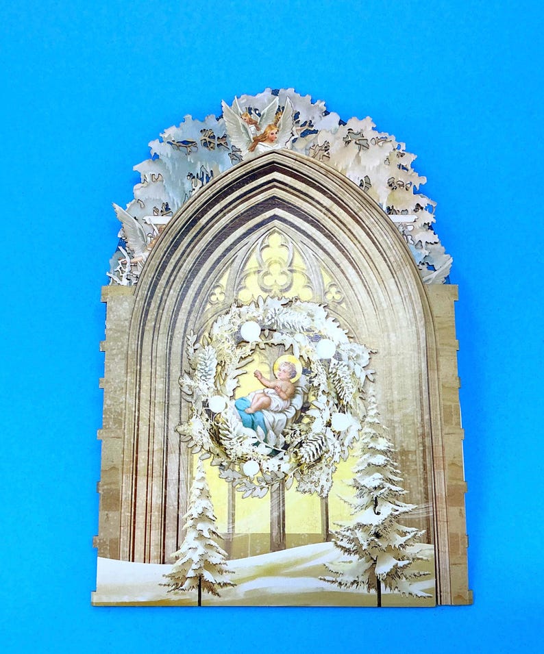 Personalised Nativity Pop up Christmas Card – 3D Religious Nativity ...