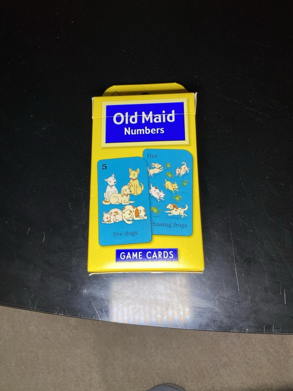 School Zone Old Maid Numbers Game Cards Vintage 2006 Math Learning ...