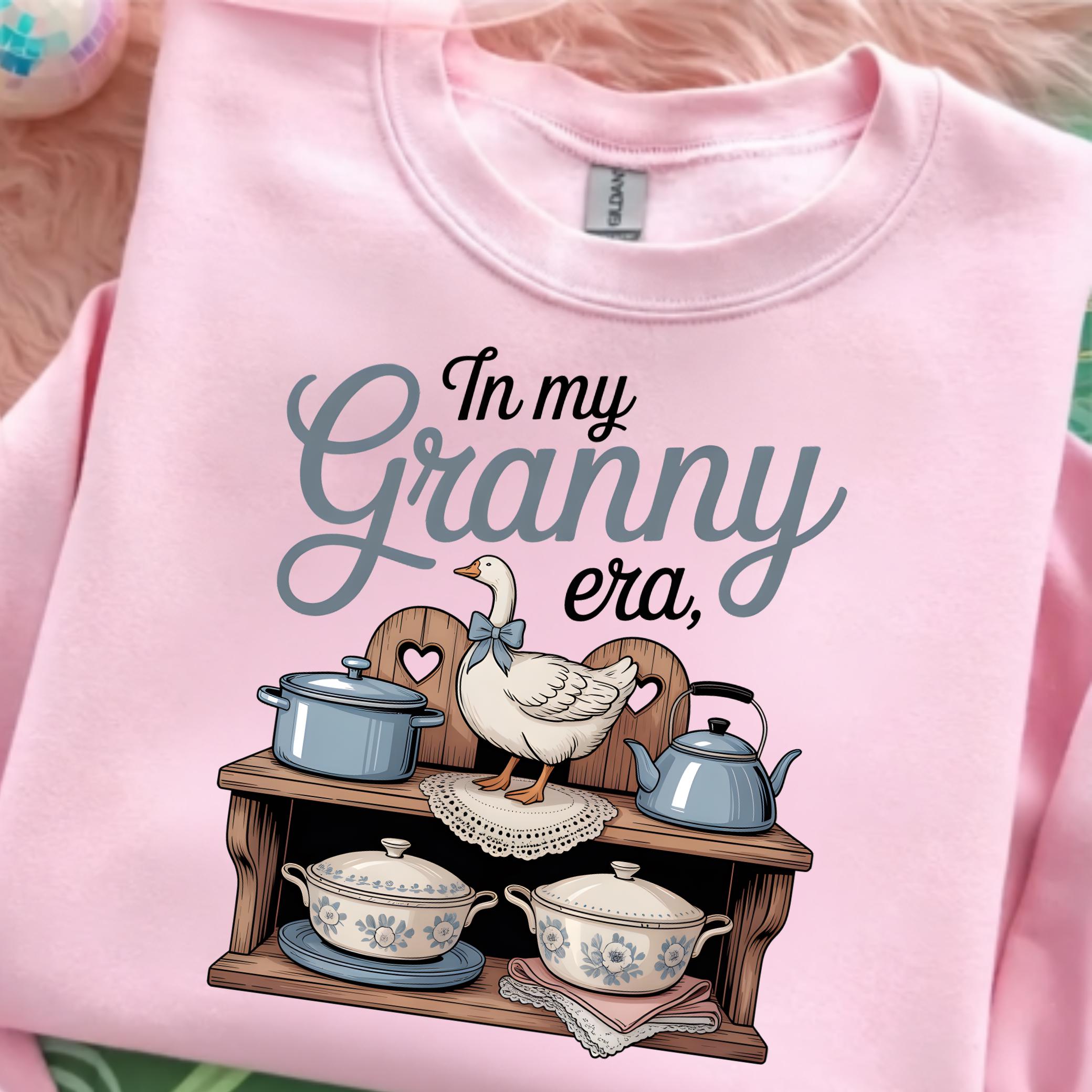 In My Granny Era Digital PNG Shirt Design, Vintage Goose Kitchen Shelf ...