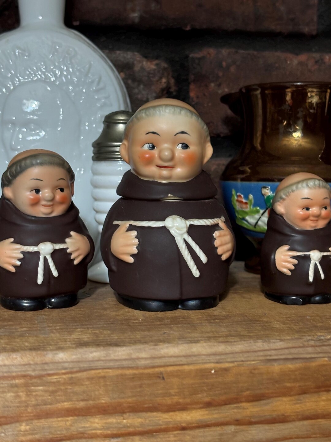 Vintsge Goebel Monk Set, Antique Friar Monk Salt Pepper Shakers - Etsy
