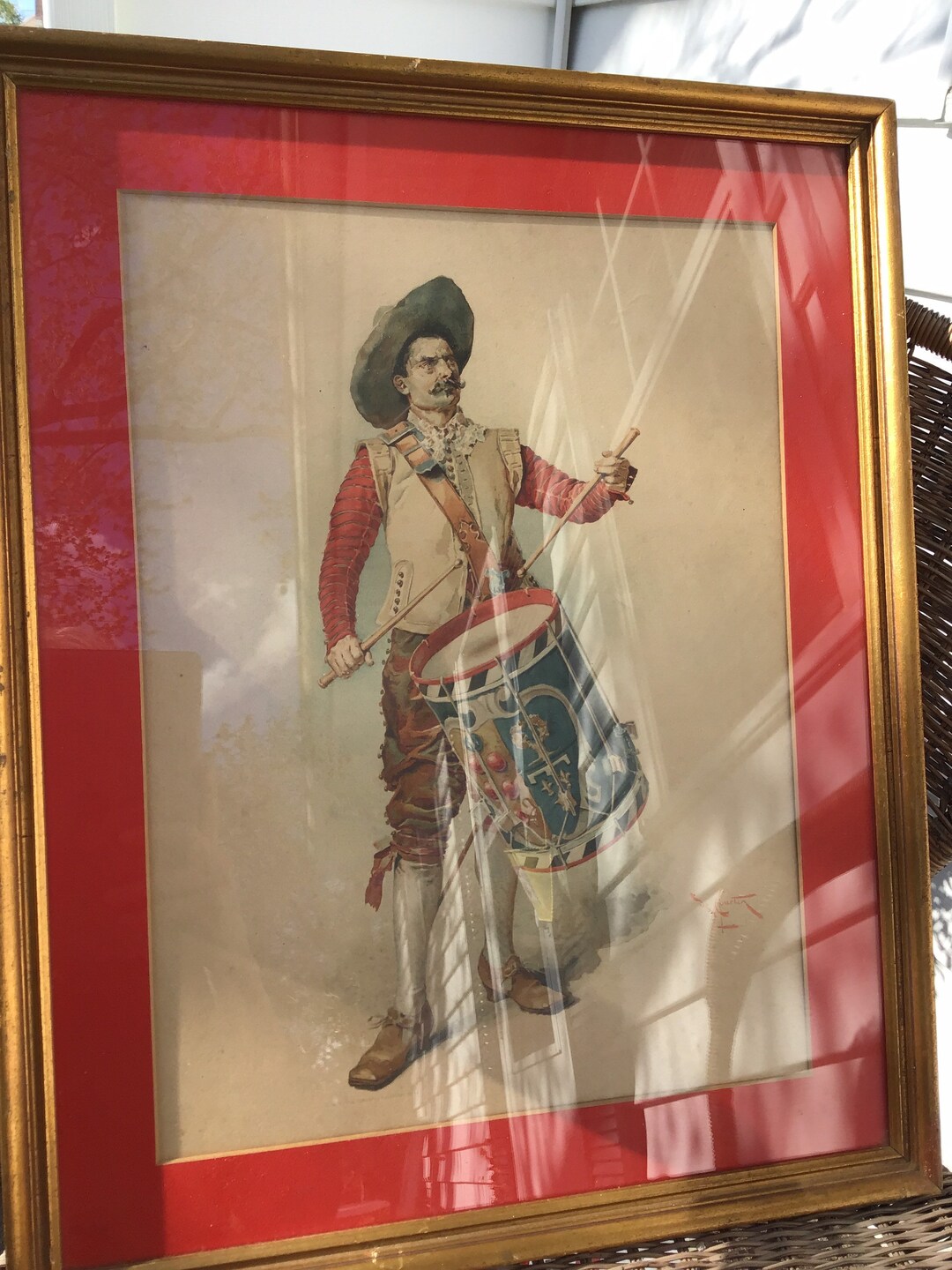 Antique Angelo Courten Artwork, Angelo Gras Von Courten Copyright 1892 ...