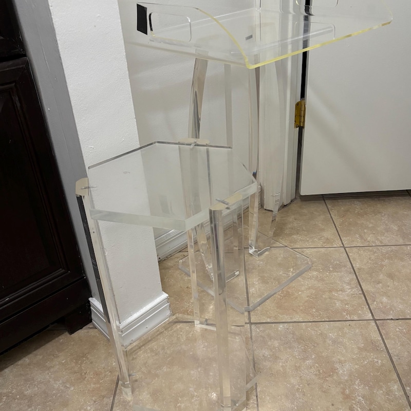 Lucite Table - Etsy