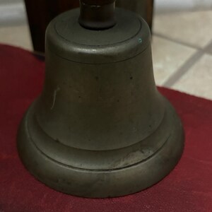 Antique Rustic School Master Classroom Bell, Early 19c Classroom School ...