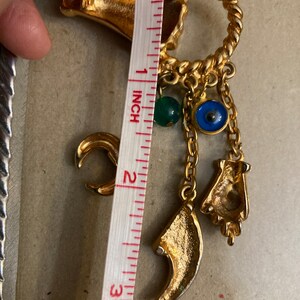 Vintage Hand Talisman Chatelaine Brooch, 1970 Chatelaine Good Luck ...