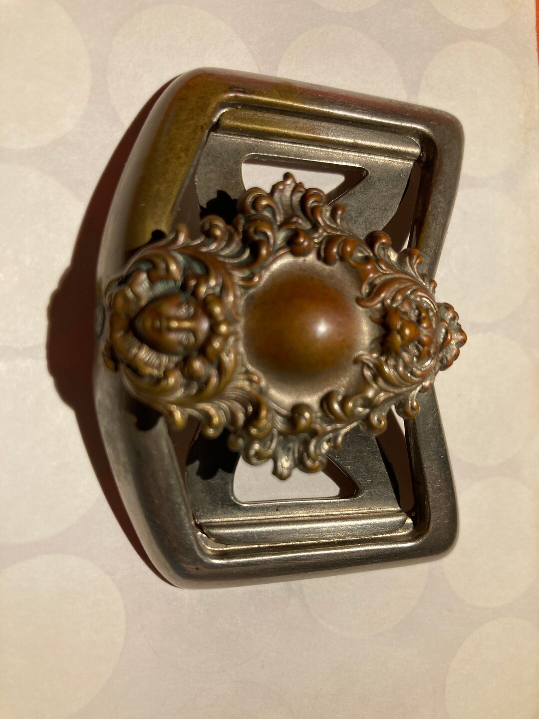 Antique Art Nouveau Belt Buckle, Antique Pat Pending Early 19th Century ...