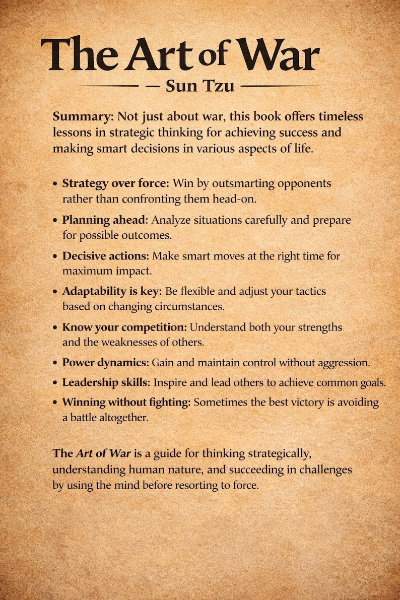 The Art of War by Sun Tzu (PDF) – Timeless Strategy and Tactical ...