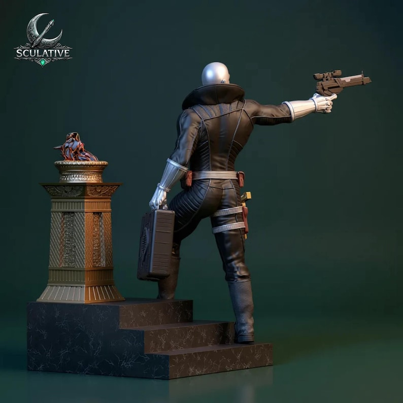 Destro STL File 1:6 Scale | Villain Action Figure Statue 3D Print ...