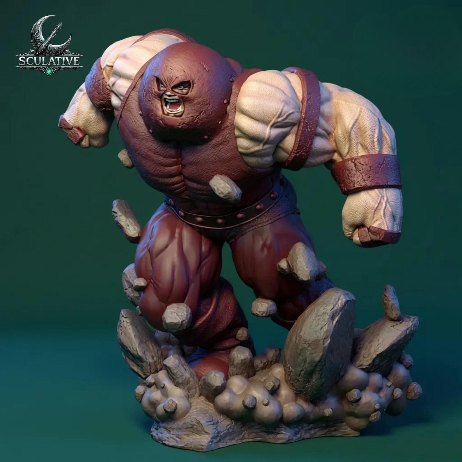 Juggernaut STL File 1:6 Scale | Super Villain Statue 3D Print | High ...