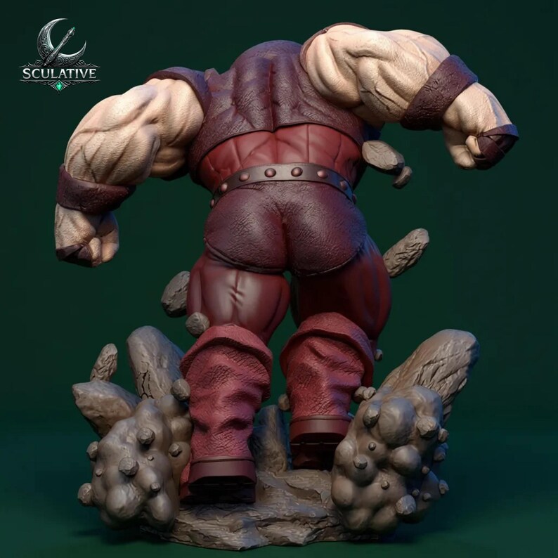Juggernaut STL File 1:6 Scale | Super Villain Statue 3D Print | High ...