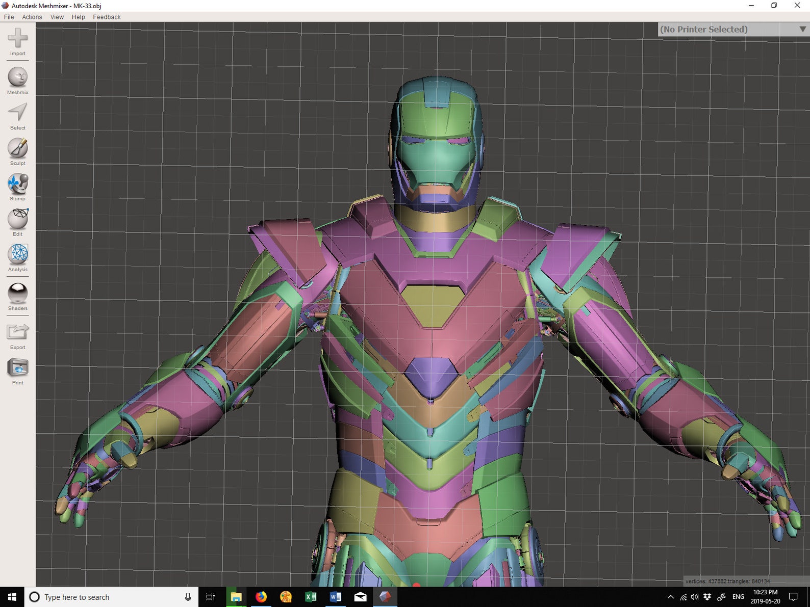 Iron Man Mk33 3D Printable Suit File *the Most Accurate Available ...
