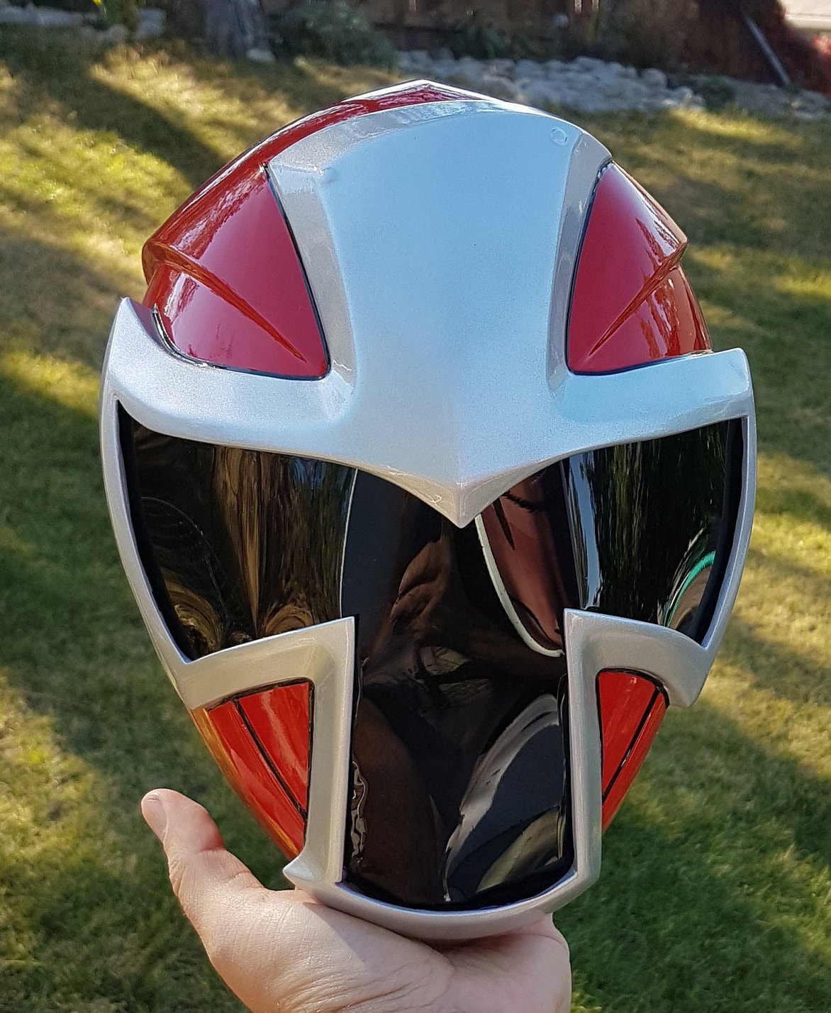 Power rangers ninja steel red ranger helmet kit Unpainted | Etsy
