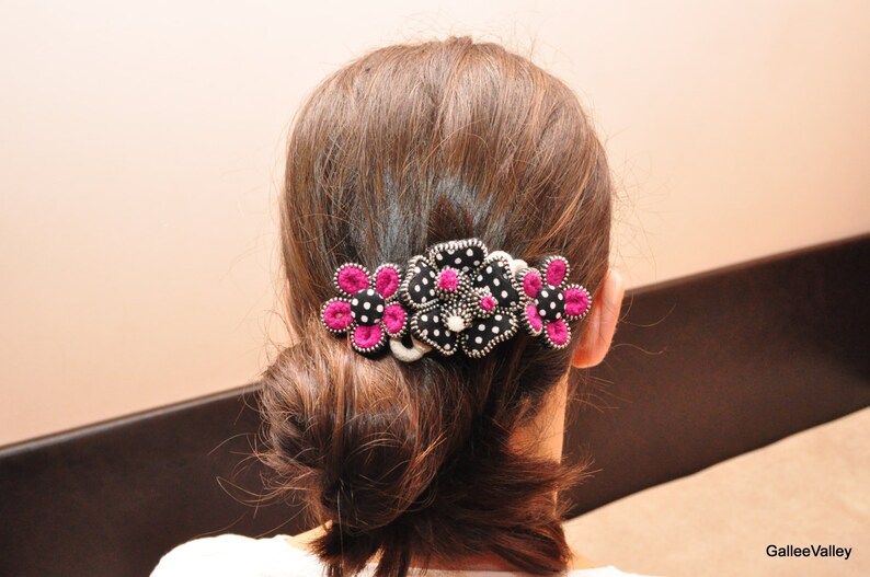 Artisan Jewelry Unique Hair Clip Woman Hair Barrette Flower Hair ...