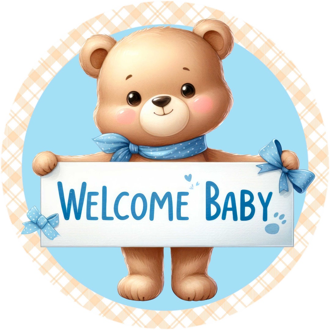 Welcome Baby Sentiment Signs, New Baby Sign, Hospital Baby Sign ...