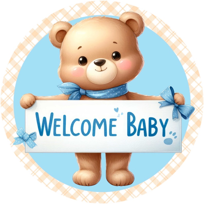 Welcome Baby Sentiment Signs, New Baby Sign, Hospital Baby Sign ...