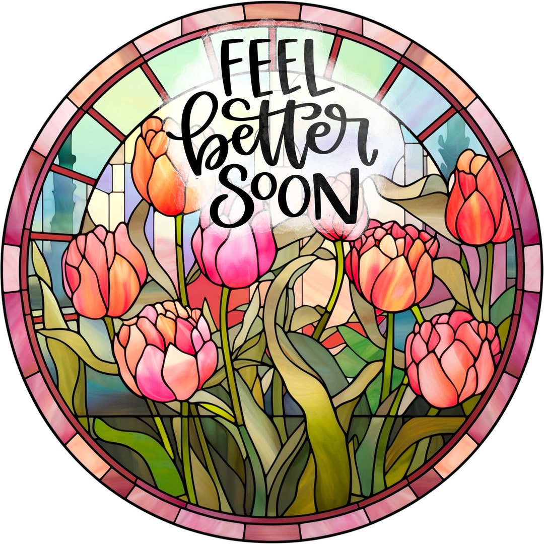 Get Well Sentiment Signs, Florists Get Well Signs, Sign for Flower ...