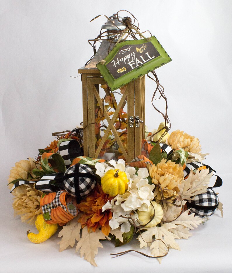 Fall Lantern Surround Floral for Fall Lantern Autumn - Etsy