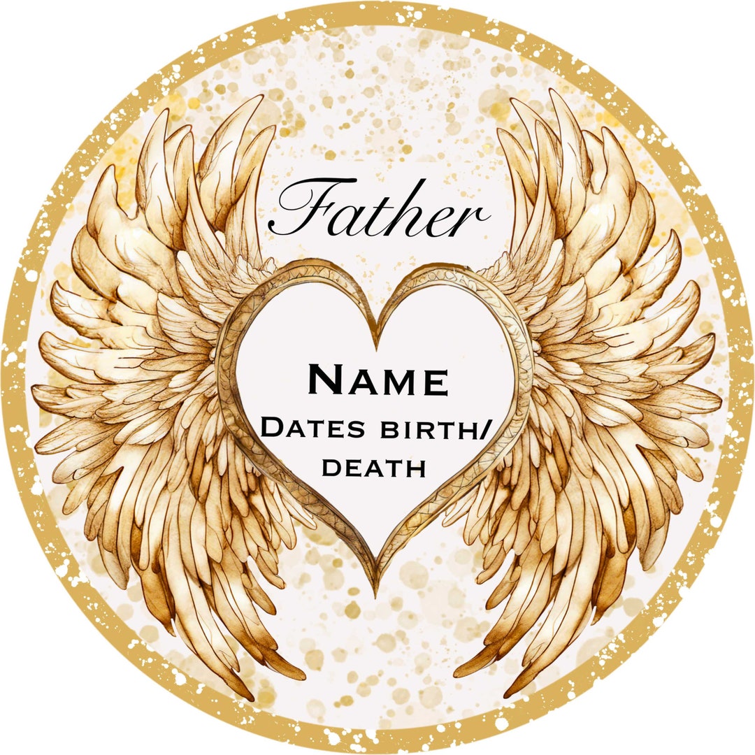 Personalized Memorial Graveside Sign, Graveside Sublimated Sign With ...
