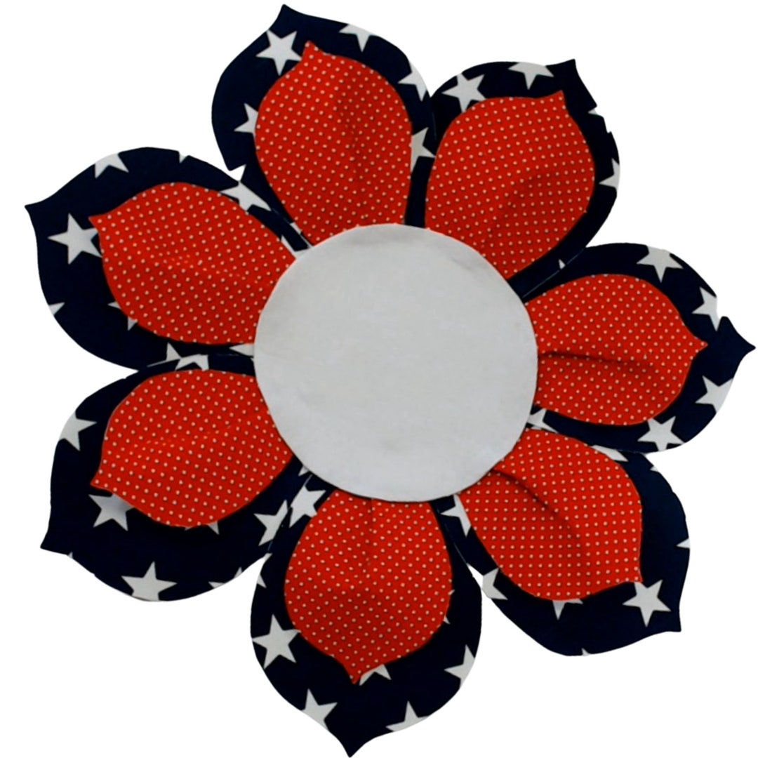 Fabric Flower Petal Wreath Video, How to Make a Fabric Flower Petal ...