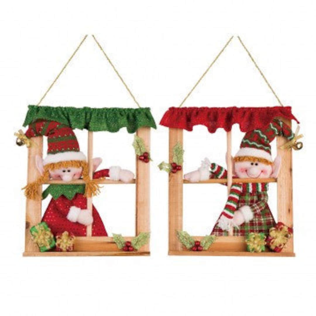 Plush Elf Window, Girl Elf in Window, Boy Elf in Window - Etsy