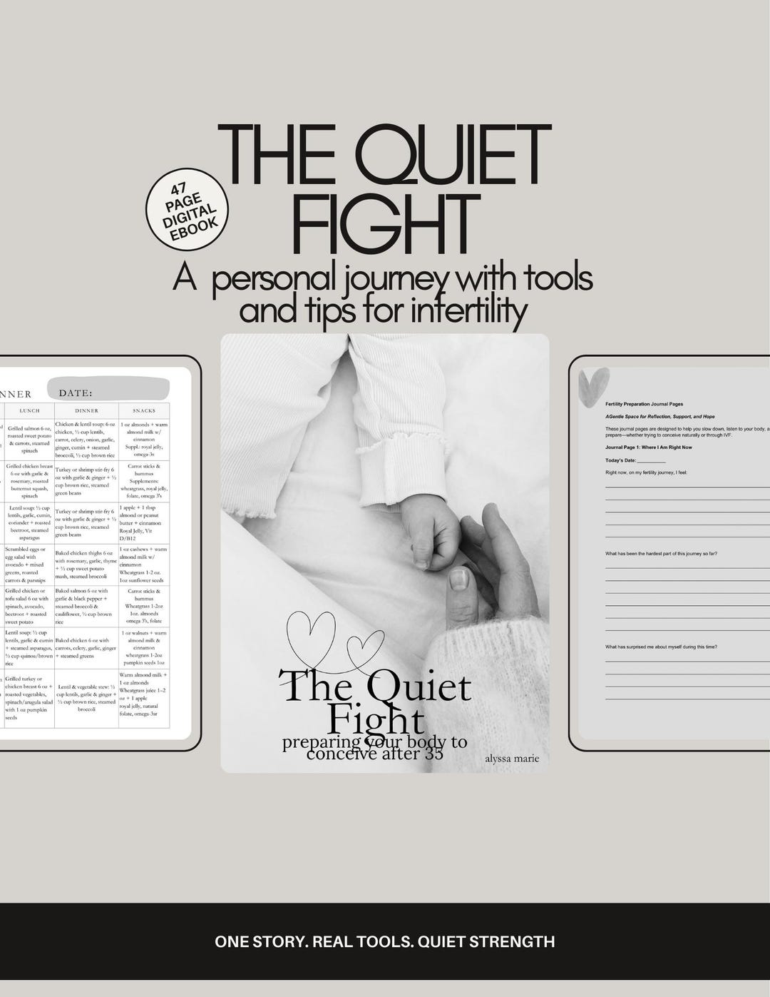 The Quiet Fight (how I Overcame the Odds of Infertility) - Etsy