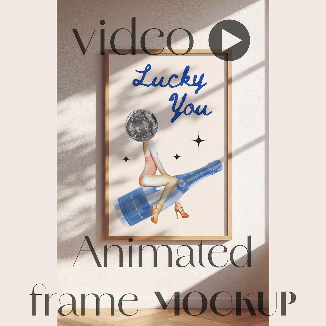 Vertical Animated Frame Mockup for Reels, 9:16 Story Video, Shadow ...