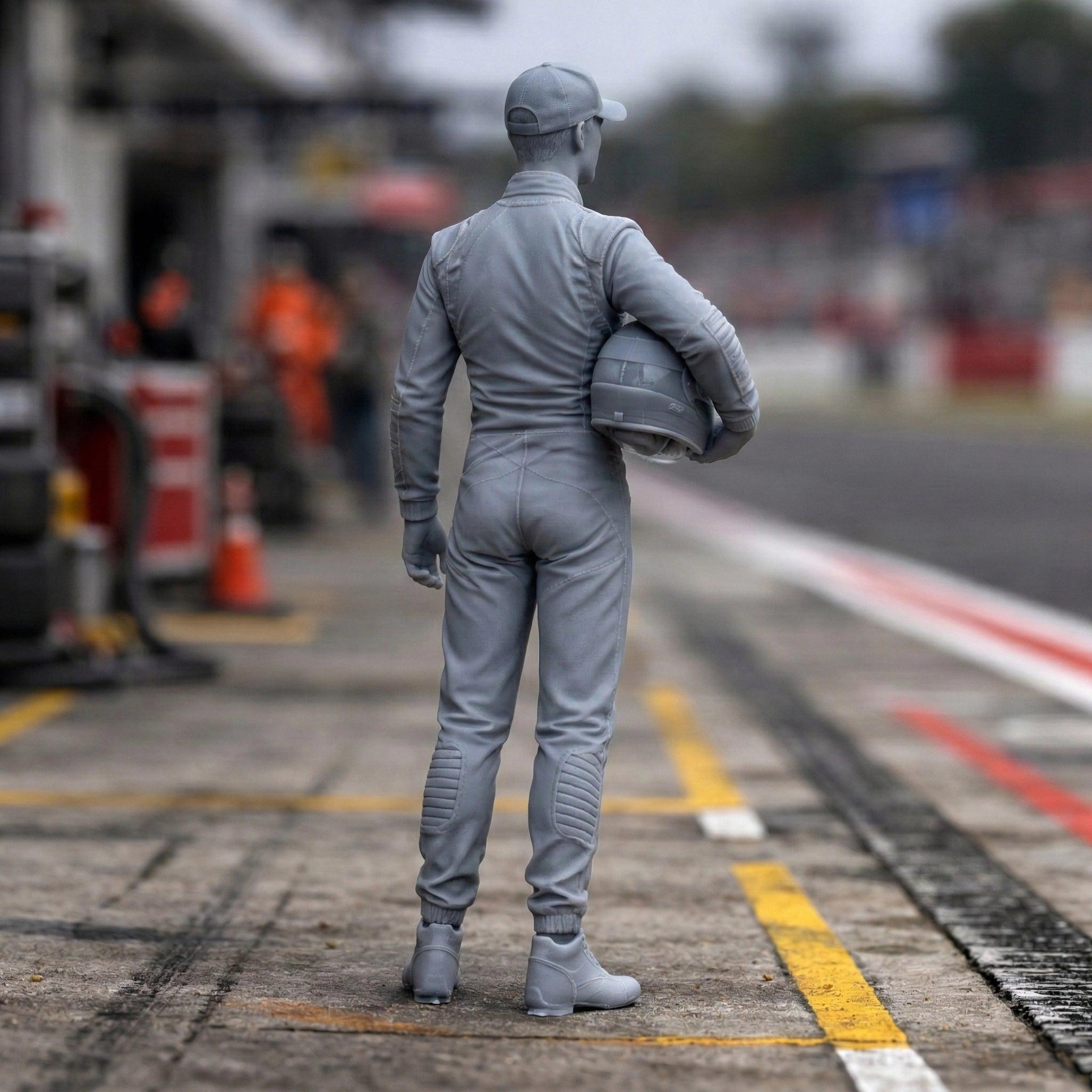 Professional GT Racing Driver | Scale Resin Slot Car Diorama Figurine ...