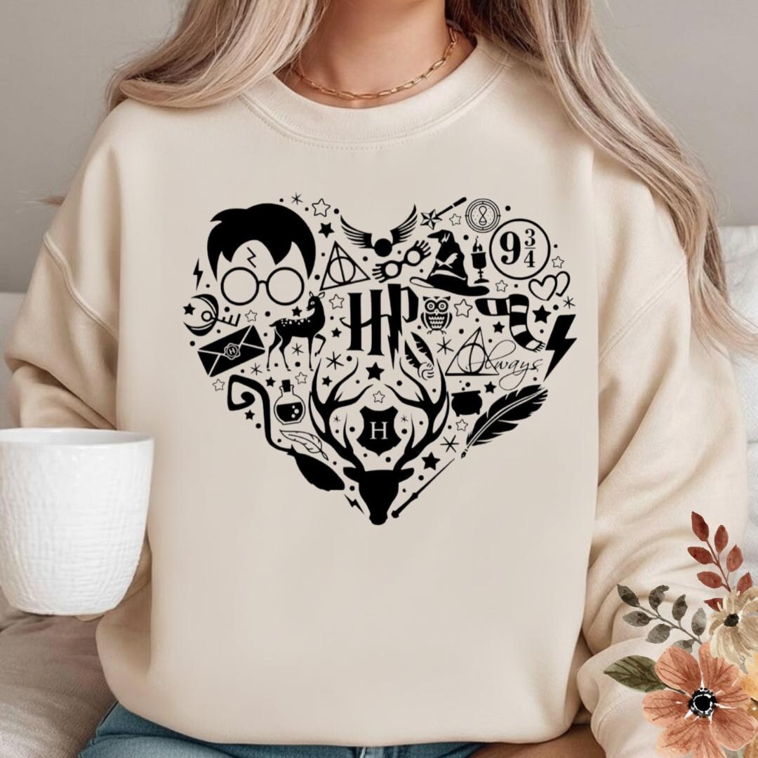 Wizard Heart PNG | Magical Love Design | Wizard Romance PNG | Fantasy ...