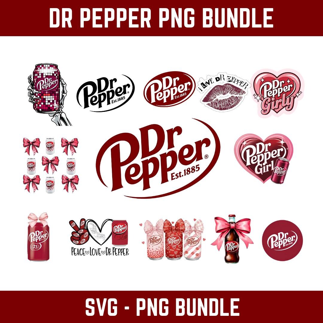 Retro Soda Drink PNG SVG Bundle | Fizzy Soft Drink Clipart ...
