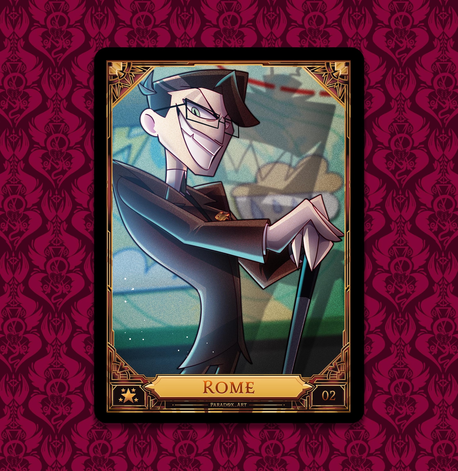 PREORDER ROME Fan Card - Etsy