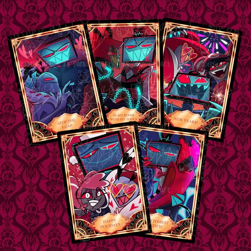 Trading Card Hazbin Hotel - Etsy