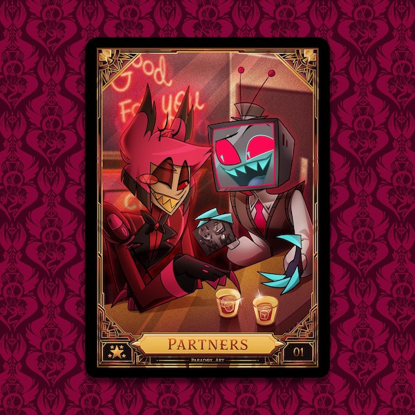Hazbin Hotel Collectable Cards - Etsy