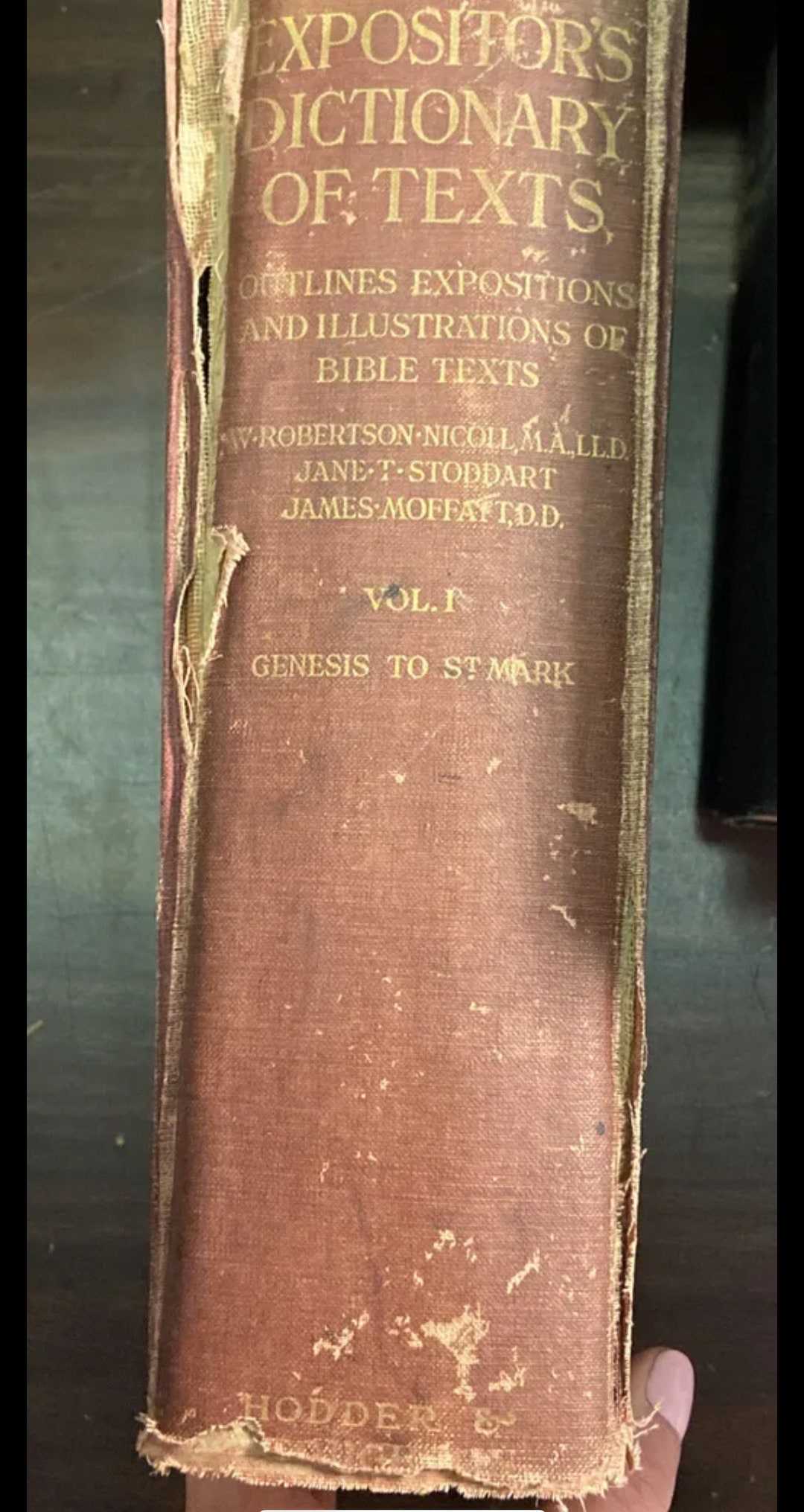 Expositors Dictionary of Texts Vol 1 Hc 1910 Doran Bible Study - Etsy